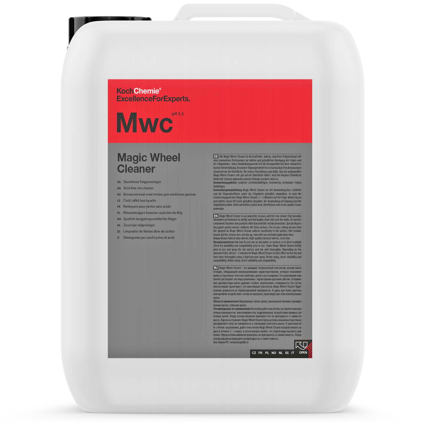 Koch-Chemie Magic Wheel Cleaner 10L – acid-free power